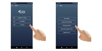 How Do I Access the in-App Troubleshooting Guide? - marshcoding - 码可迪中国官方商城